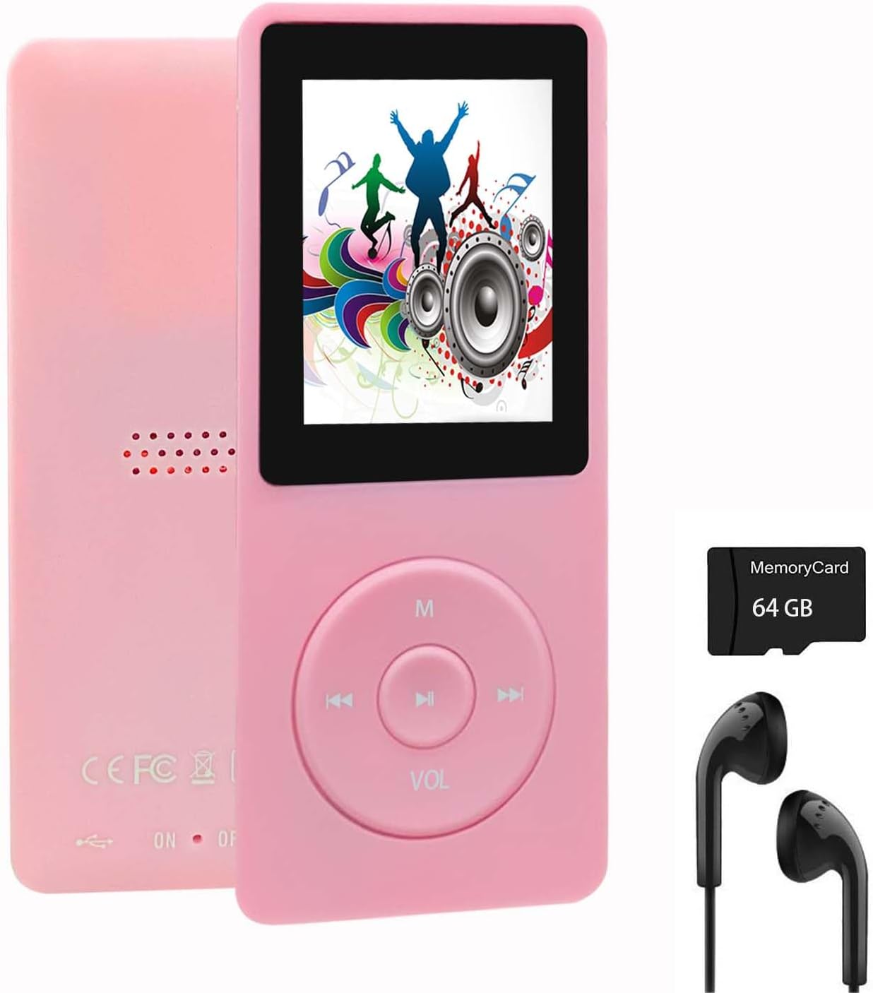 Amazon.com: RUIZU 32GB MP3 Player with Bluetooth 5.3, 1.8" Screen ...