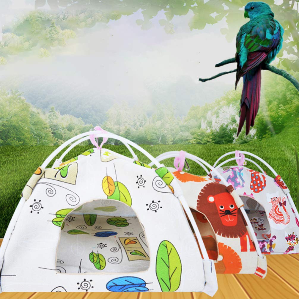 Bird Beds For Cage POPETPOP Parrot Hammock Bed Bird Nest House ... - UK ...