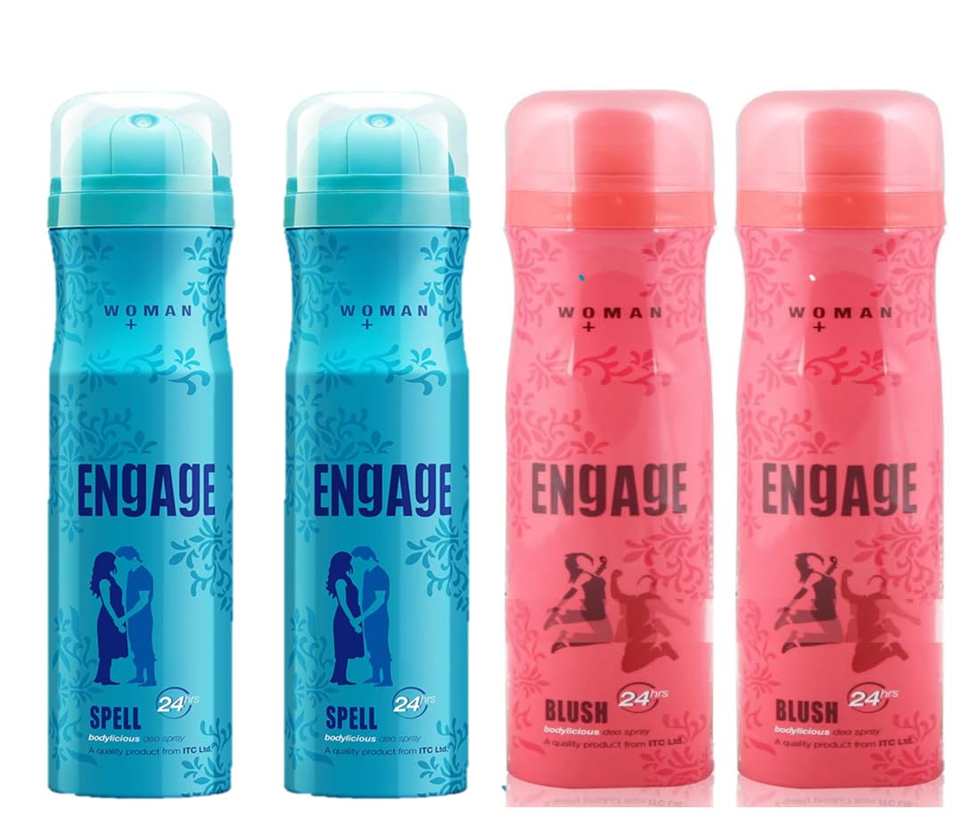 Buy Engage Deodorant Spray for Women - Blush 50 ML (2),AND ENGAGE SPELL ...