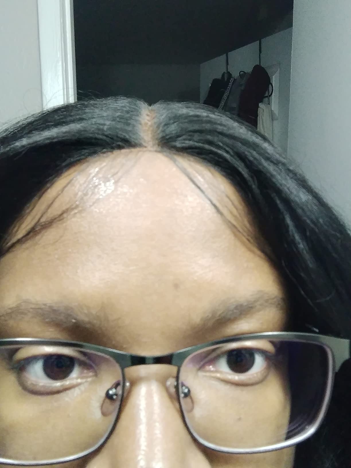 $9/mo - Finance MITIMES Skunk Strip Glueless Curly Lace Front Wig Pre ...