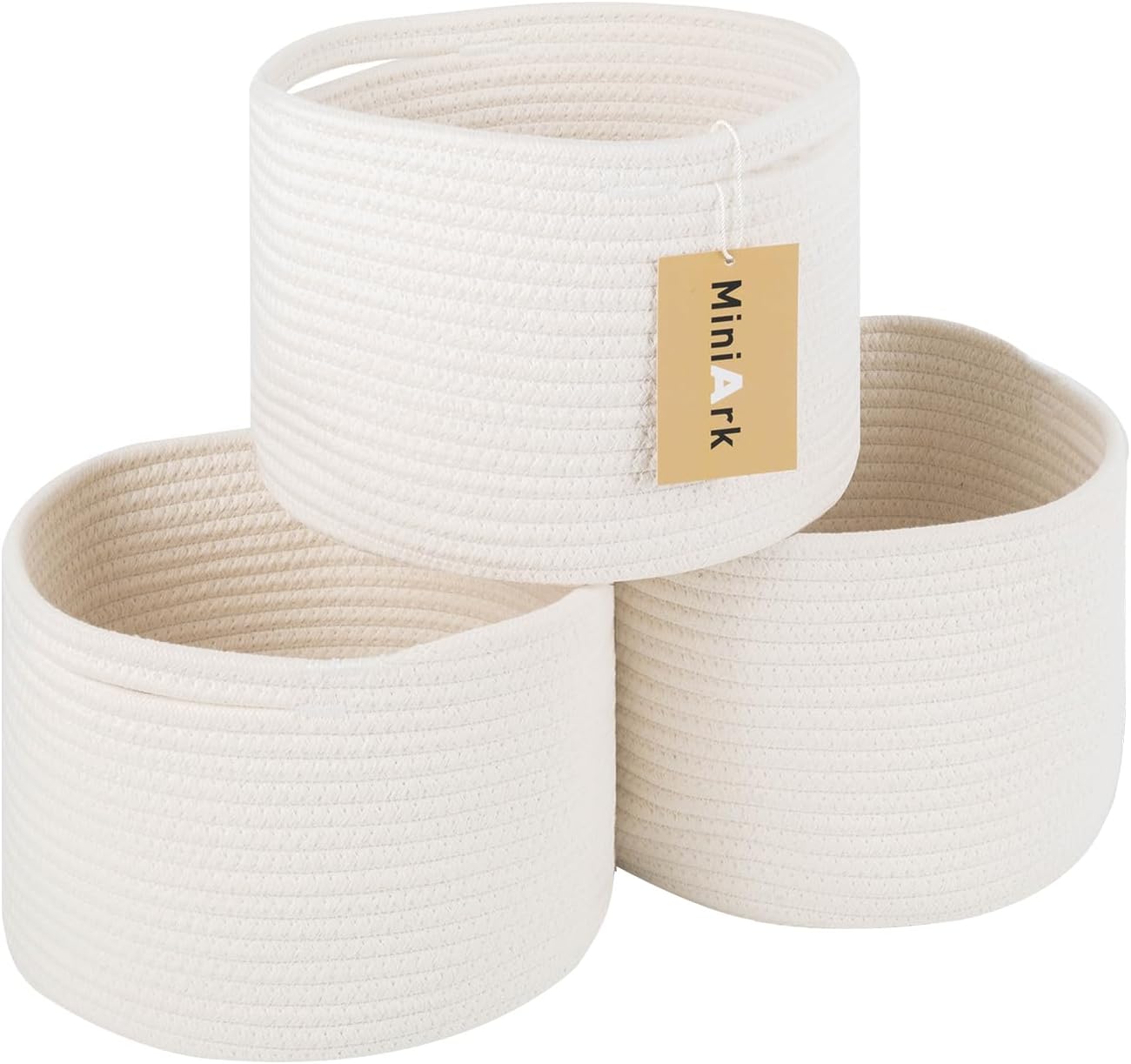 Amazon.com: MiniArk Small Storage Basket for Organizing | Cube Shelf ...