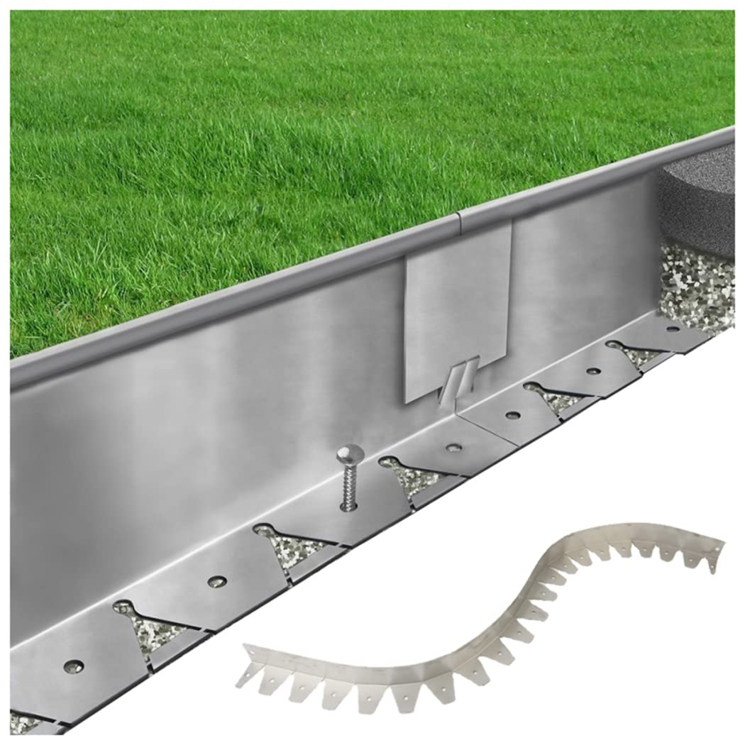 Buy ZXNQ Landscape Edging Border with Anchoring Stakes Top Commercial