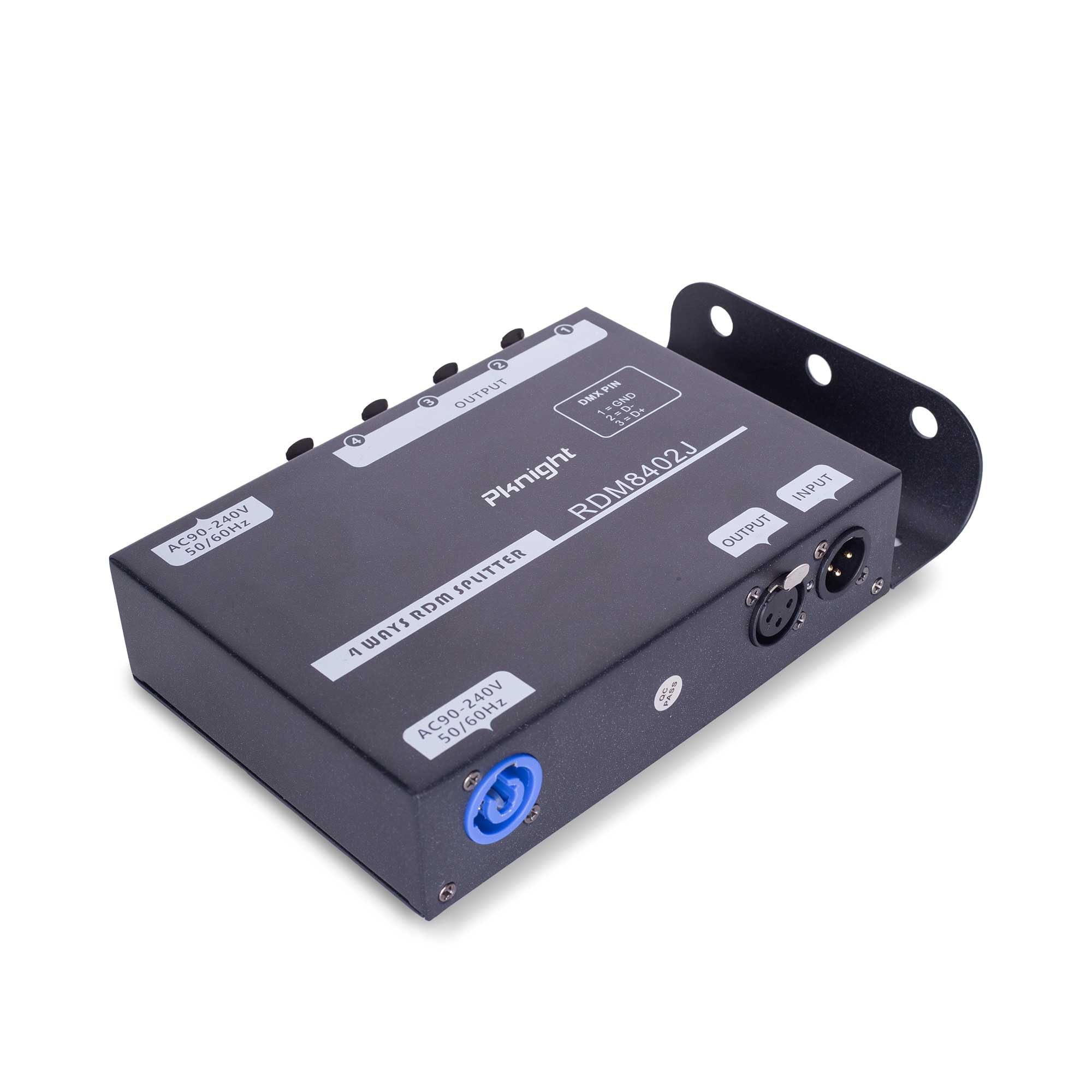 Amazon.com: Pknight 4-Channel DMX and RDM Signal Splitter with Optical ...
