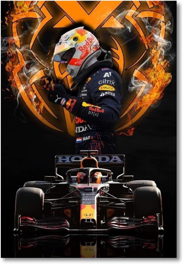 Max Verstappen | F1 Posters for Wall | A3 and A4 sizes | 400 GSM Paper ...
