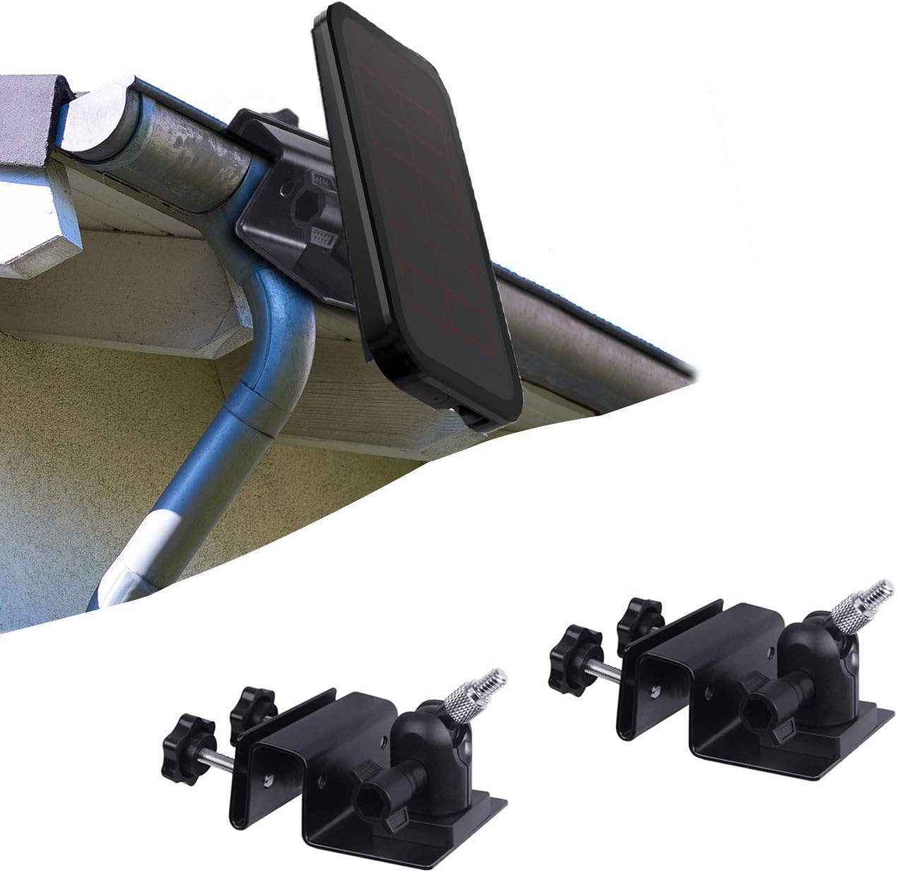 Koroao Gutter Mount Compatible with Arlo Pro Solar Panel, Arlo Pro 3 ...