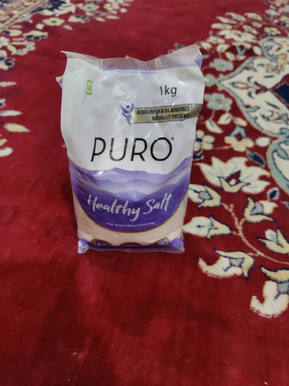 Puro Healthy Salt | Rock Salt | 1 kg (fine), Chemical Free, Low Sodium ...