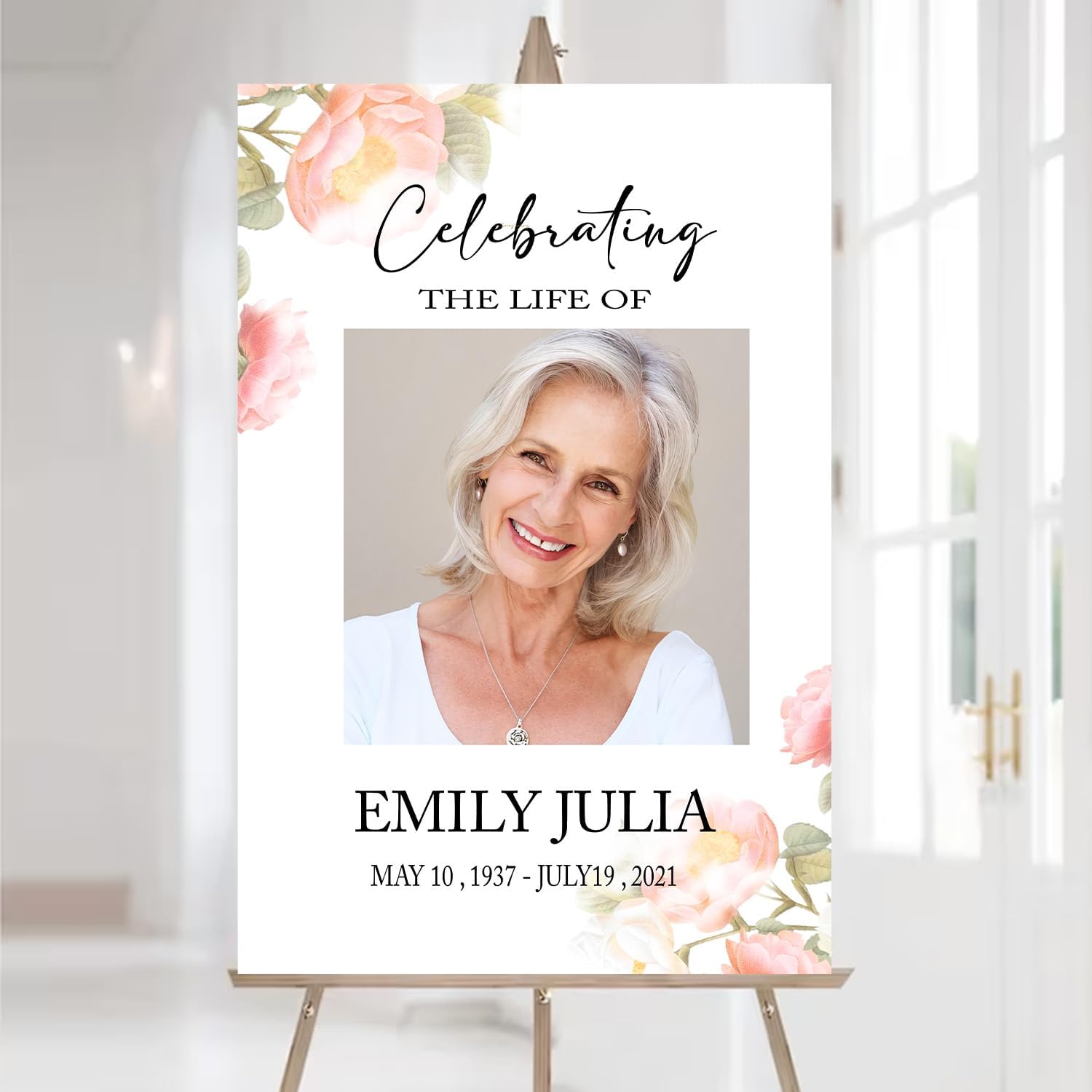 Amazon.com: In Loving Memory Sign - Funeral Welcome & Memorial ...