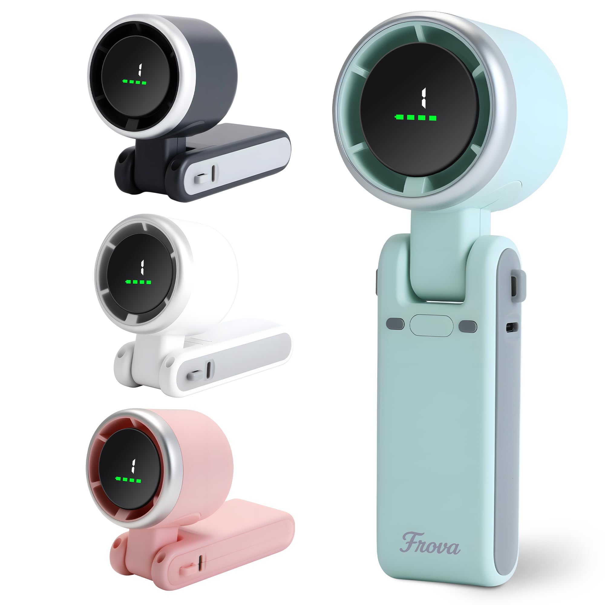 Snapklik.com : FROVA Zephyrus Portable Handheld Fan 5200mAh USBC ...