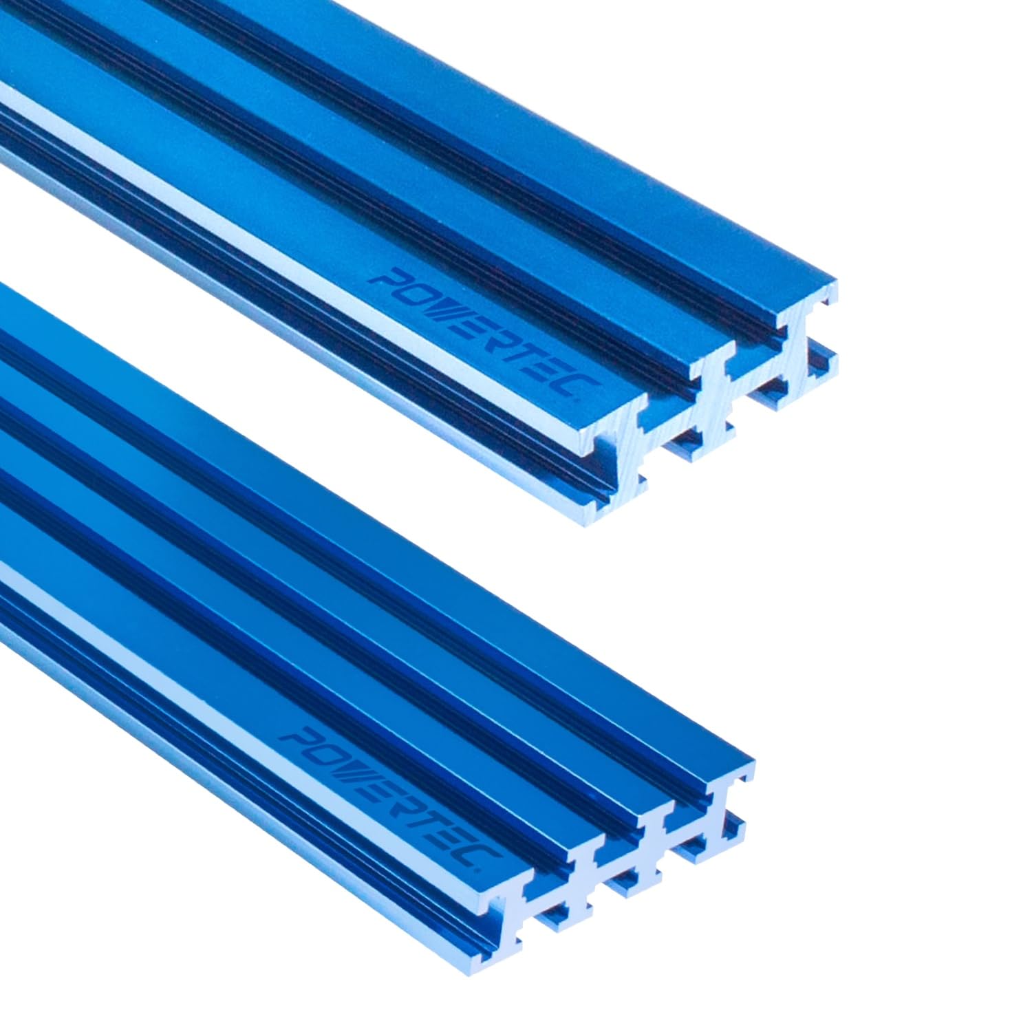 POWERTEC 72084 Multi T-Tracks | 36" Long x 3" High and 36" Long x 2-1/4 ...