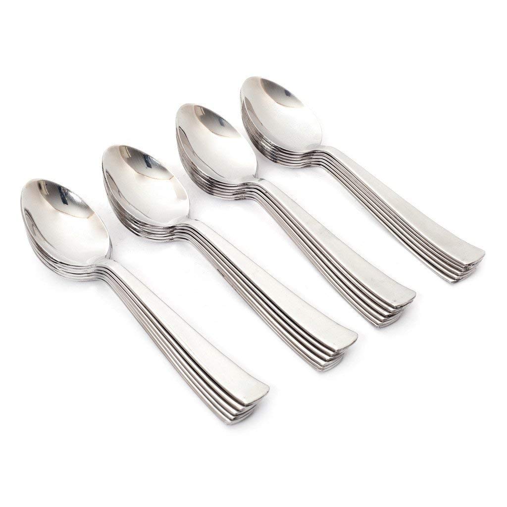 Buy Siddhivinayak handicraft Stainless Steel Table Spoon Set for Tea ...