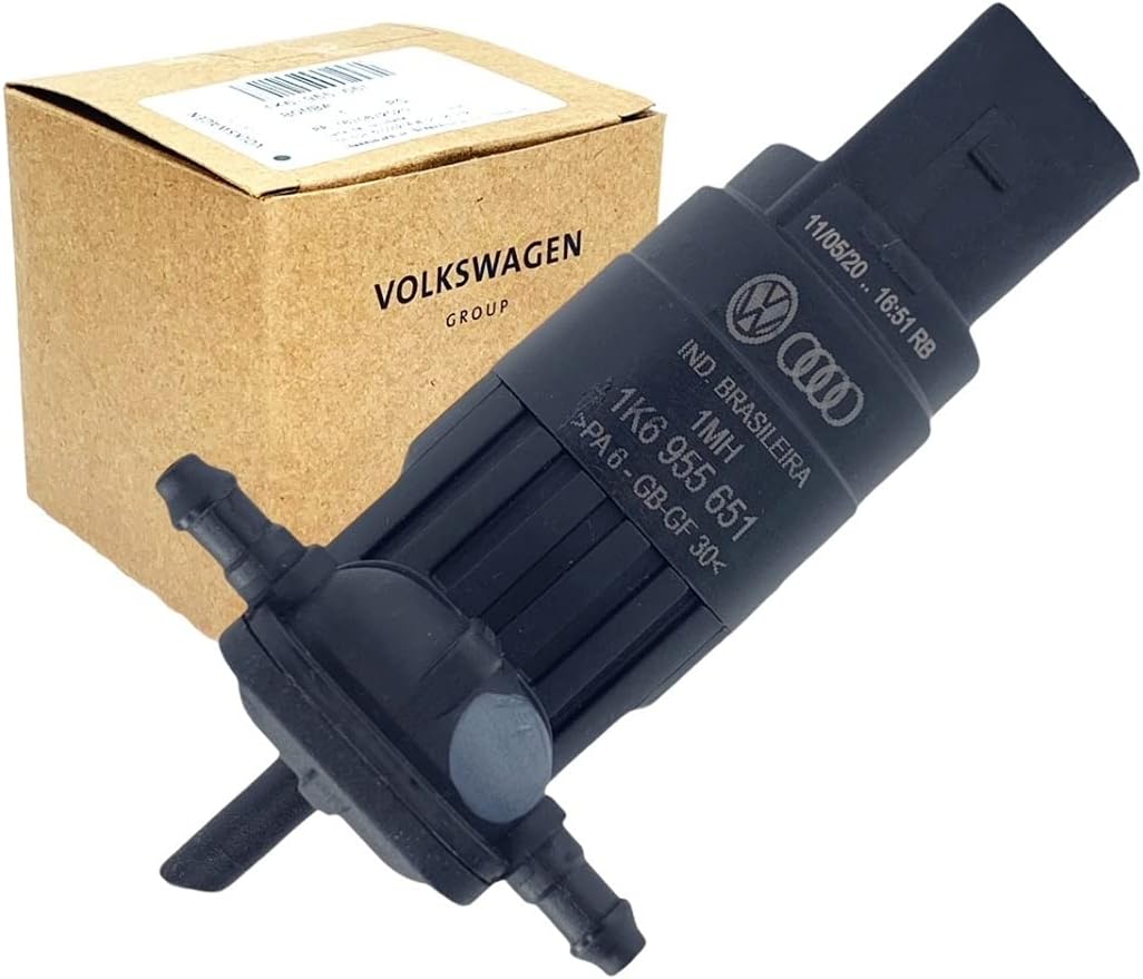 Volkswagen Windshield Washer Pump - 1K6-955-651 : Amazon.co.uk: Automotive