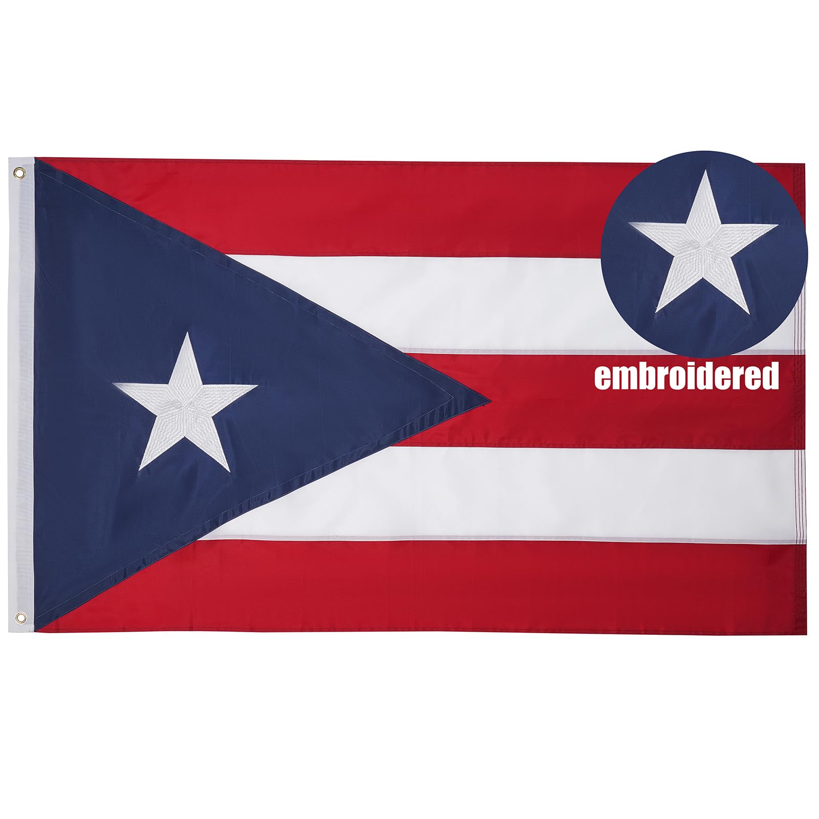 Amazon.com: TOPFLAGS Bandera de Puerto Rico de 4 x 6 pies – Banderas ...