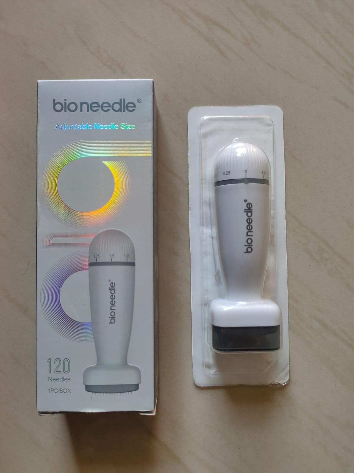 Derma Stamp Adjustable 0~2mm 120 A - Bio needle Advanced updated New ...