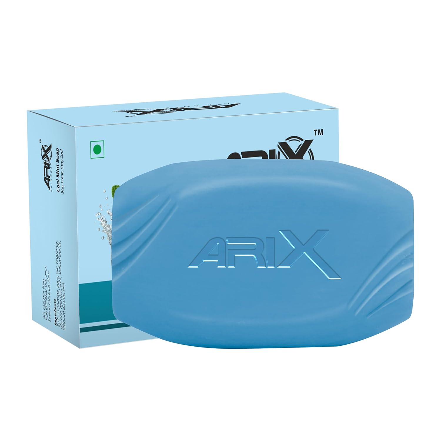 Buy ARIX Cool Mint Soap with Menthol Fresh I Natural Ingredients ...