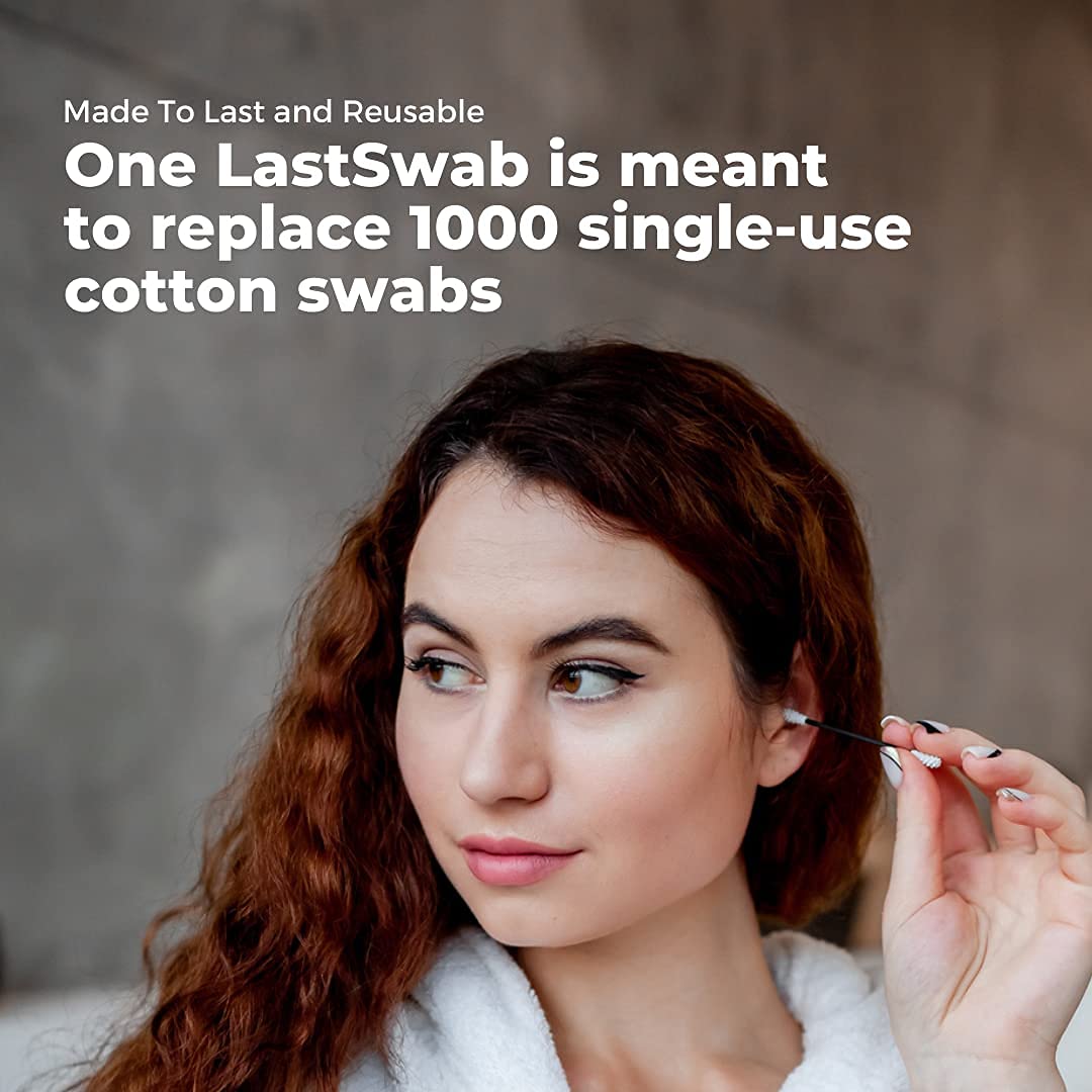LastSwab® Reusable Cotton Swabs for Ear Cleaning by LastObject® - Eco ...