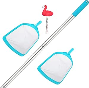 Amazon.com : Pool Luxury Kit ，2 Heavy Duty Pool Skimmer Nets with 61 ...