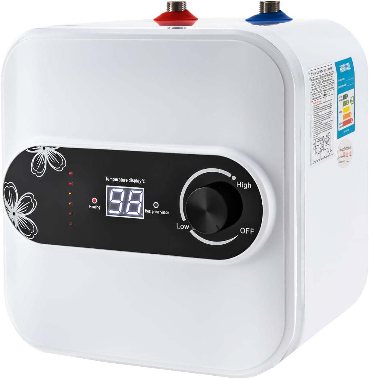 SHZICMY Tankless Electric Water Heater, 1500W 8L/2.11gal Kitchen ...