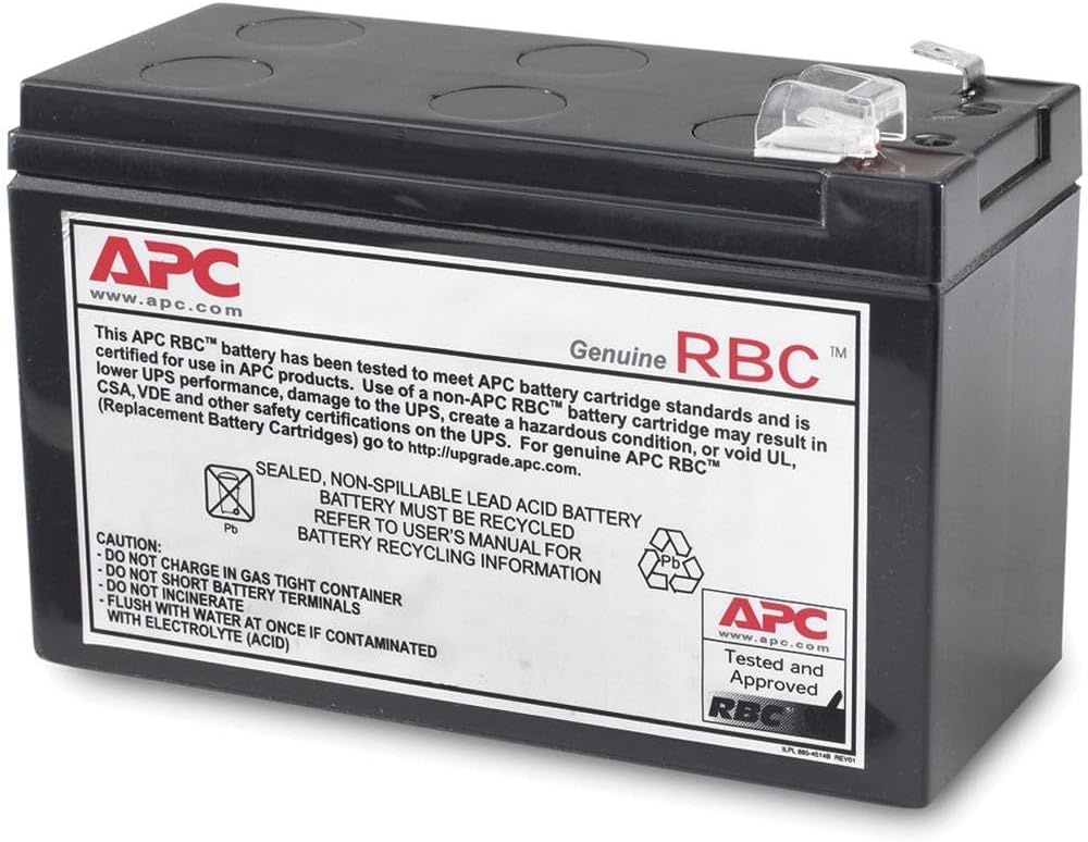 Amazon.com: UPS Replacement Battery, APCRBC110, for UPS Models BE550G ...