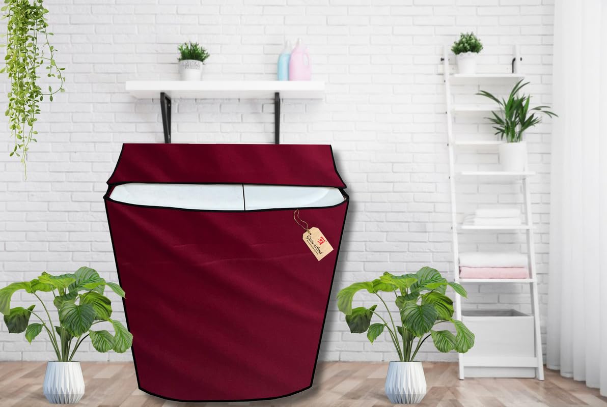 GURU-ISHMA Polyester Waterproof Semi Automatic Top Load Washing Machine ...