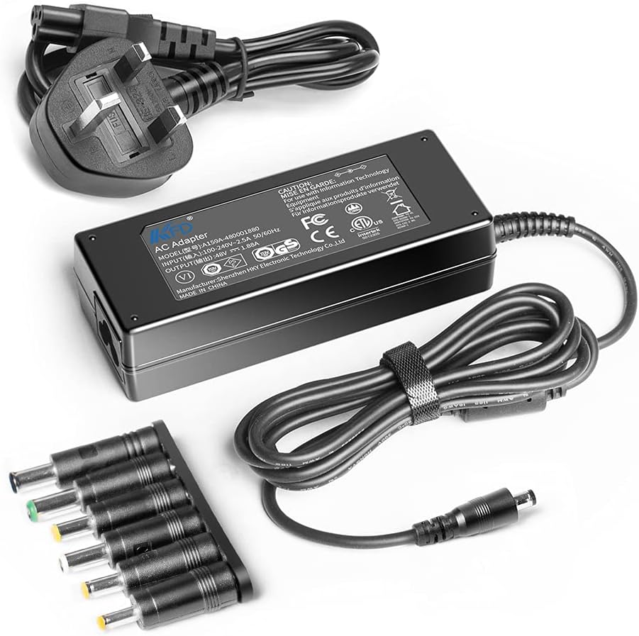 48V Power Supply, KFD AC 100-240V to DC 48V 1.8A Transformer Adapter ...