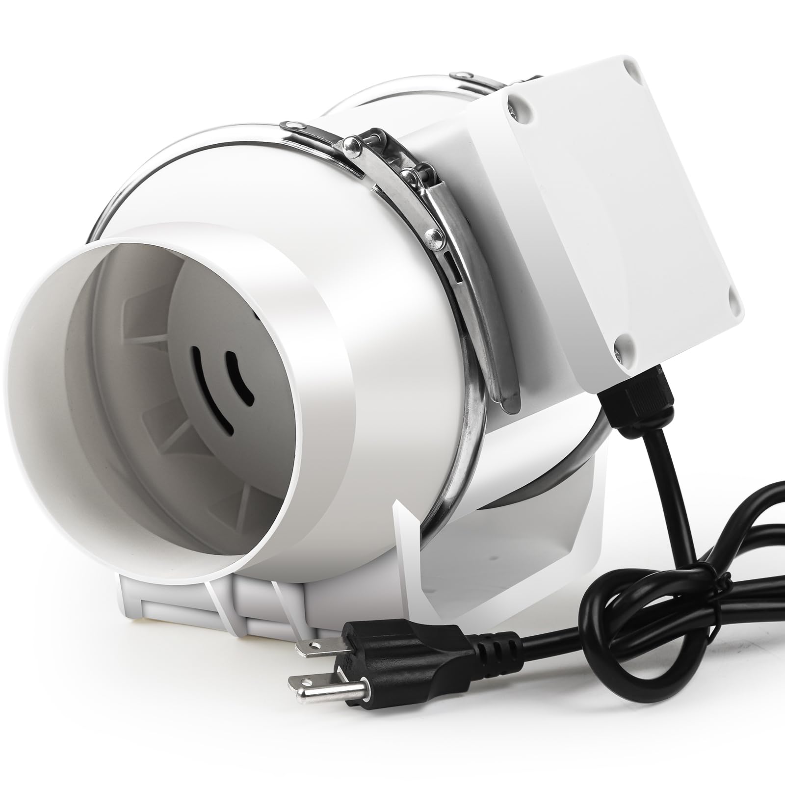 Duct Fan, 6 Inch Inline Fan 390 CFM Duct Booster Fans, Inline ...
