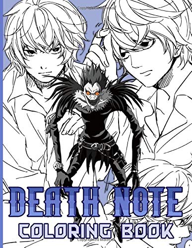 Buy Death Note Coloring Book: Death Note Awesome Illustrations Coloring ...