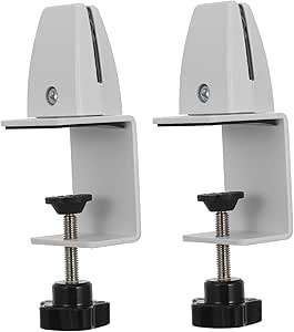 Amazon.com : Parliky Aluminum Adjustable Desk Partition Clips Desk ...
