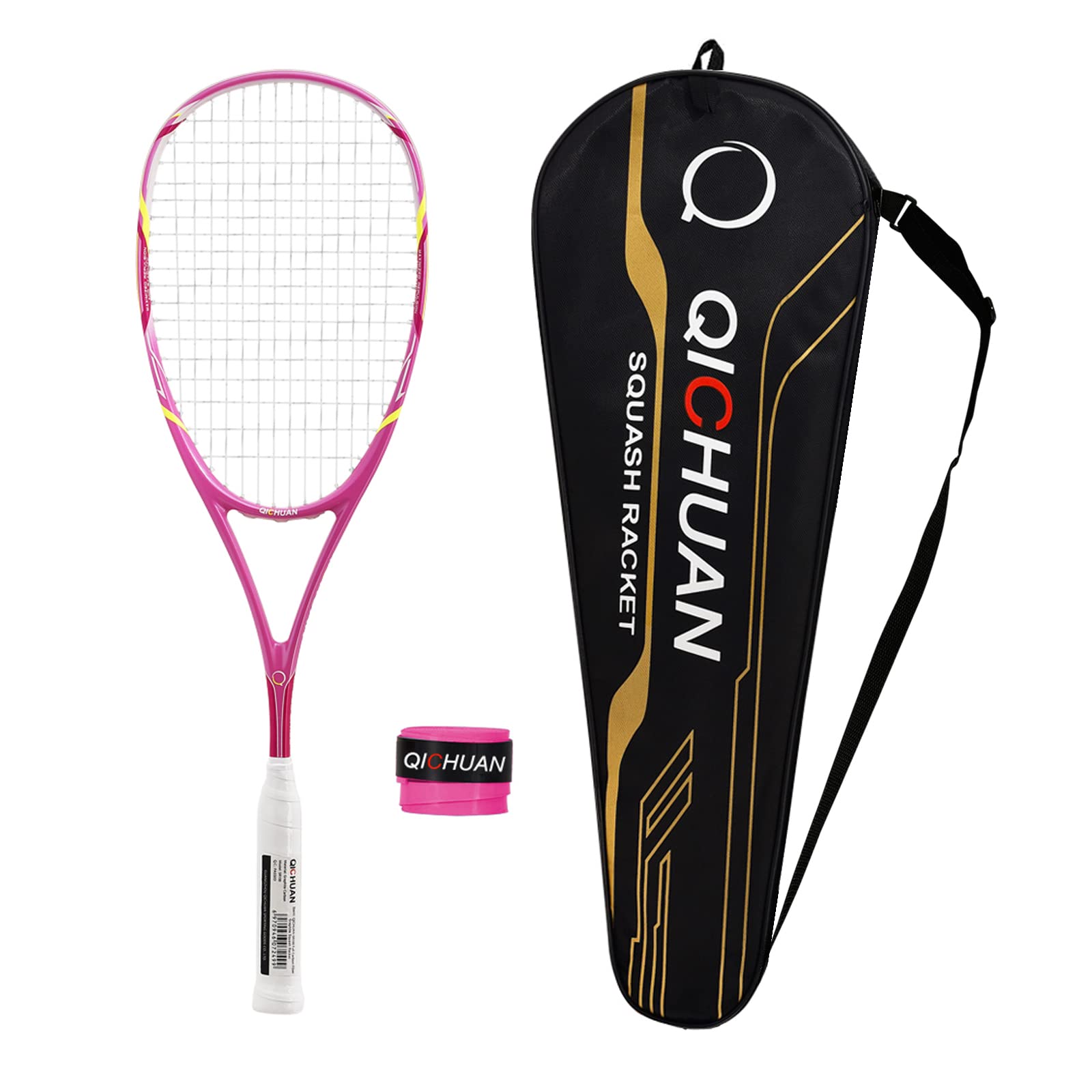 Snapklik.com : QICHUAN Aluminum Squash Racquet For Beginner
