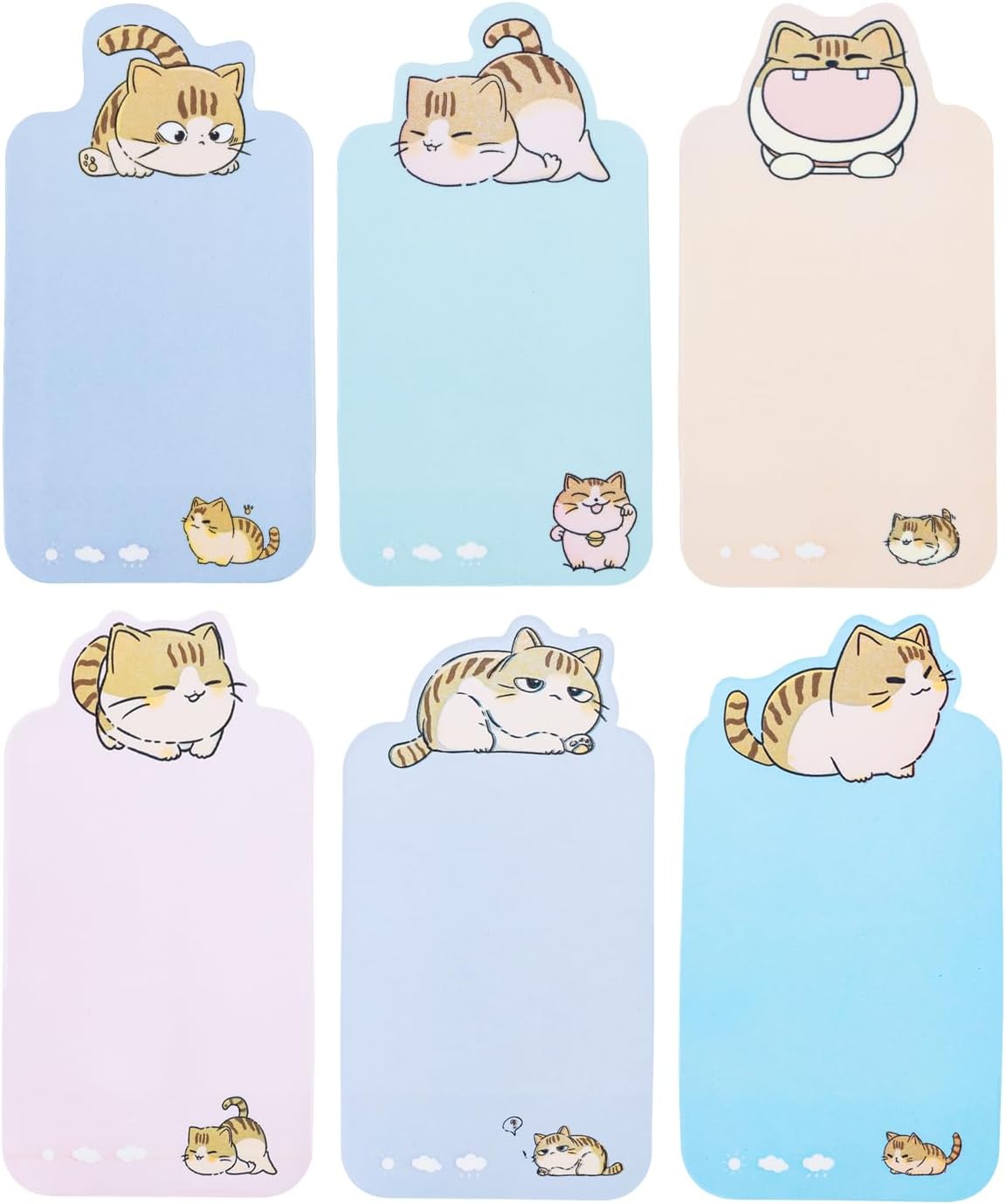 Amazon.com : White Sticky Notes, 6 Pads, 3 X 3 Inch, 100 Sheets/Pad ...