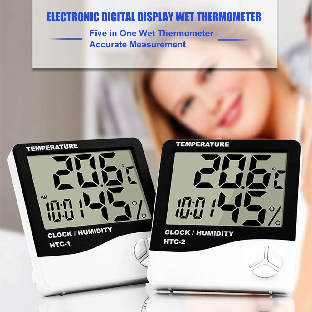 Snapklik.com : Digital Hygrometer Indoor Thermometer, Humidity Gauge ...