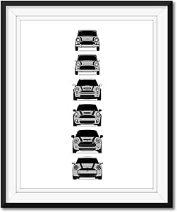 Amazon.com: Custom Car Posters Handmade Poster compatible with Mini ...