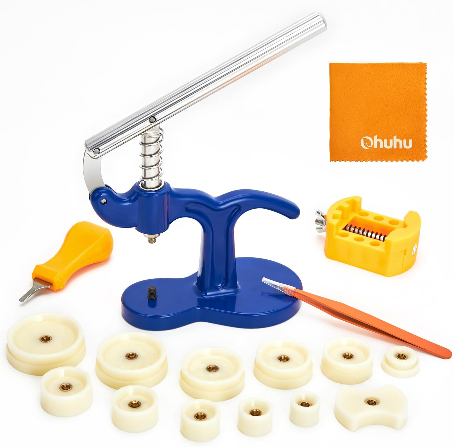 Amazon.com: Watch Press Set, Ohuhu Upgraded Professional 27 Piece Watch ...