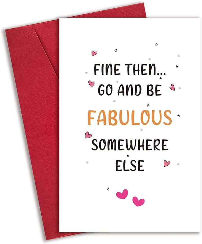 Amazon.com : Funny Leaving Card for Coworker Colleague, Cute Farewell ...