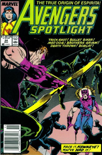 Avengers Spotlight #24 : Featuring Hawkeye and Firebird (Marvel Comics ...