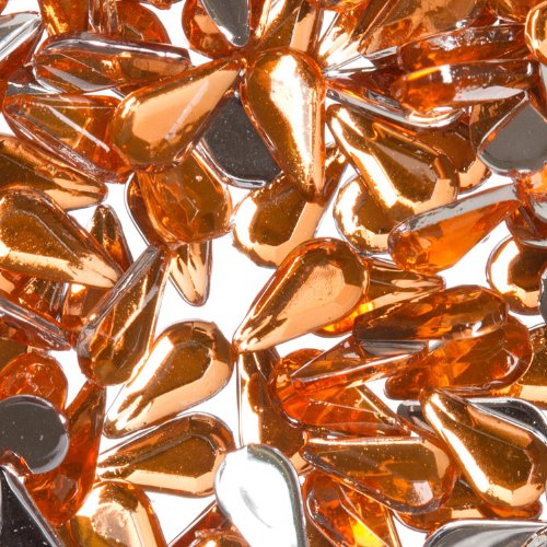 Amazon.com: Zink Color Nail Art Acrylic Rhinestone Yellow Teardrop 100 ...