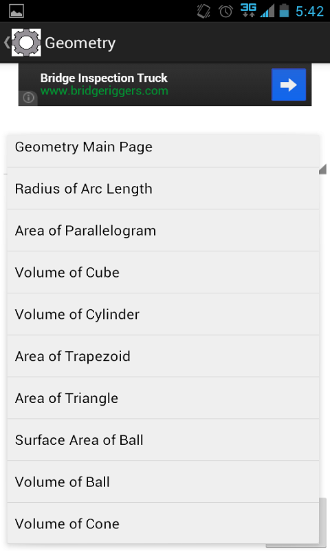 Geometry Calculator Buddy - App on Amazon Appstore