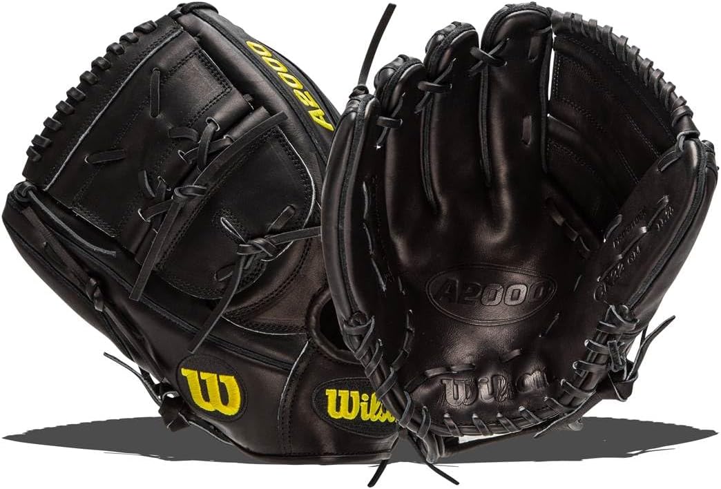 Amazon.com : Wilson 2021 Clayton Kershaw A2000 CK22 GM 11.75" Baseball Pitcher's Glove - Black ...