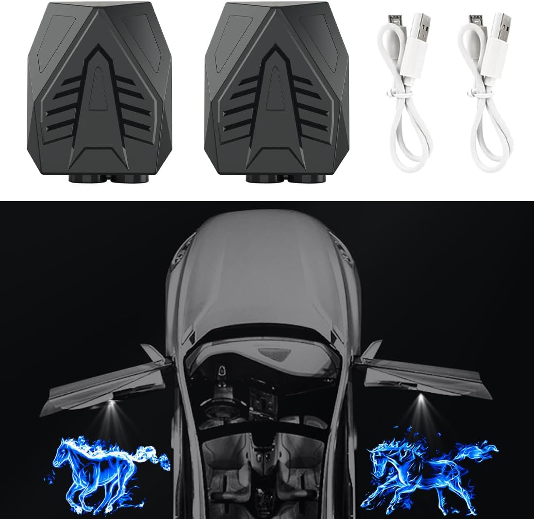 2 Pcs Car Door Projector Lights,Car Door Lights Logo Projector,Welcome ...