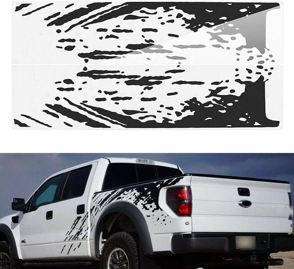Amazon.com - GreceYou Car Decals - Auto Body Side Bed Mud Splash Kit ...