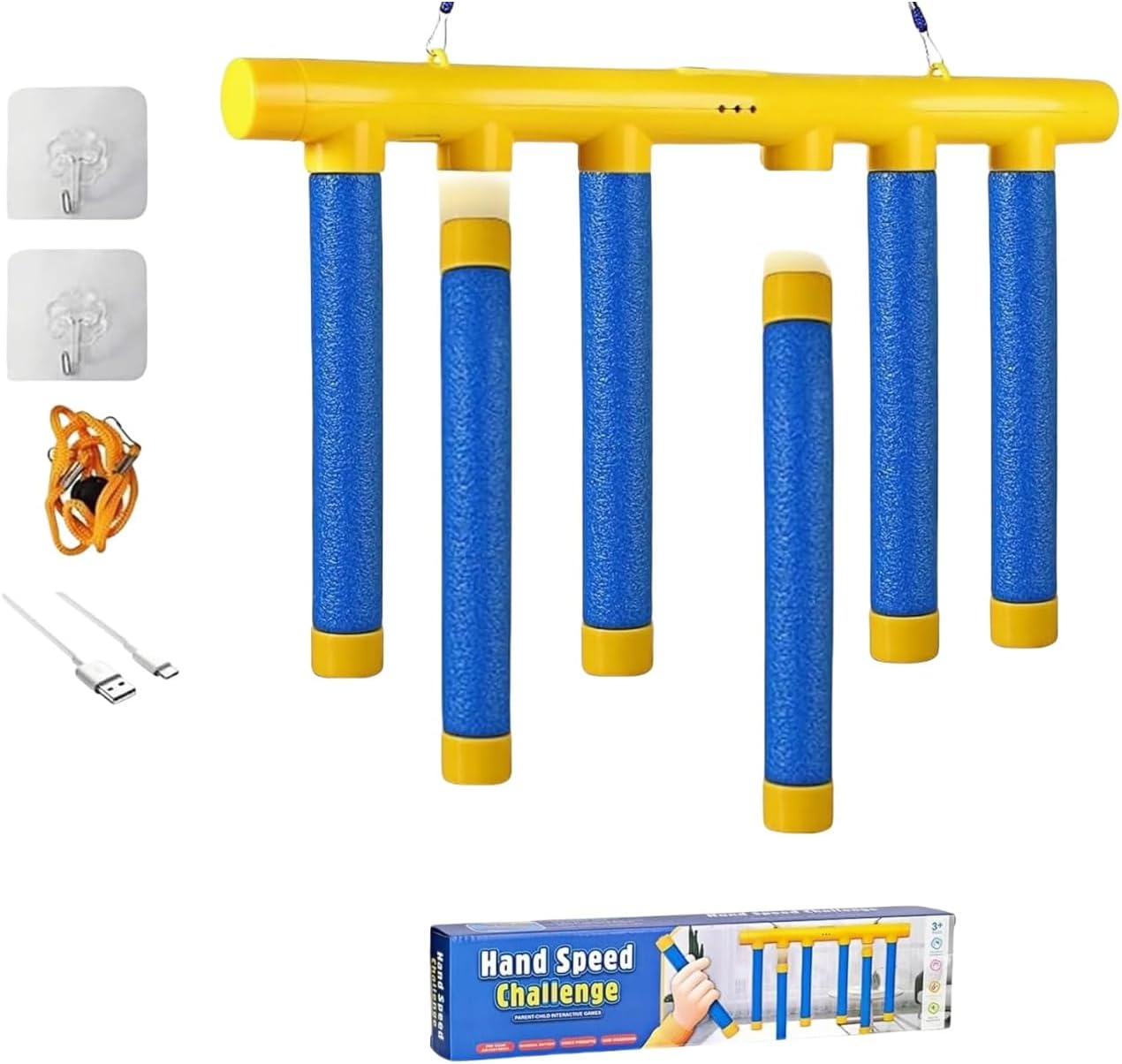 2025 Upgrade Reflex Drop Sticks Challenge Game, Falling Sticks Reaction ...