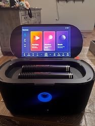 Amazon.com: Ikarao Smart Karaoke Machine, Built-in 10.1" Screen Lyrics ...