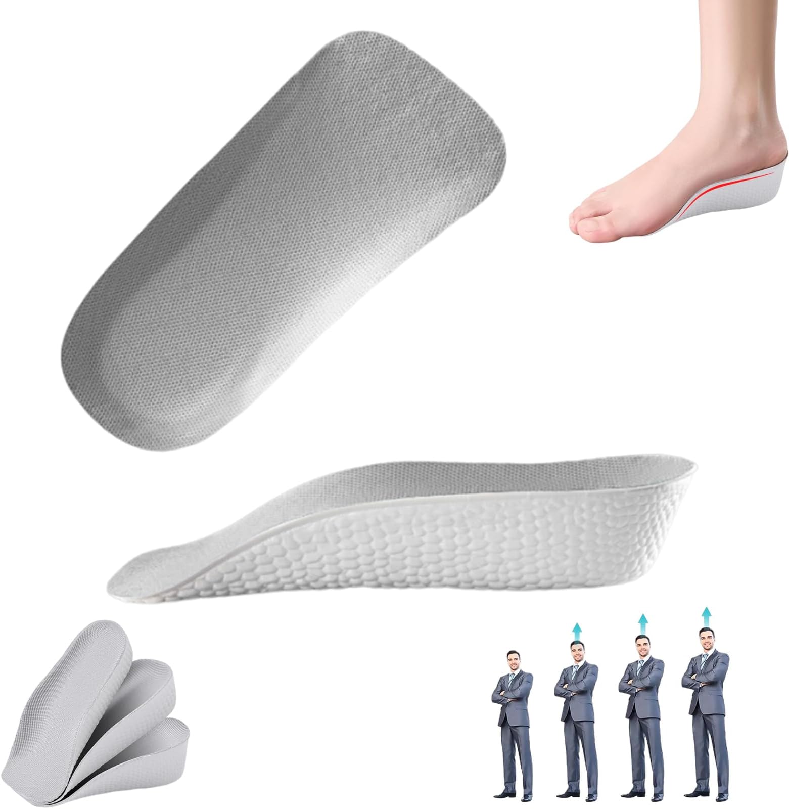 Amazon.com: Orthopedic High Pads 2.0, Insoles Height Increase, 4D Cloud ...