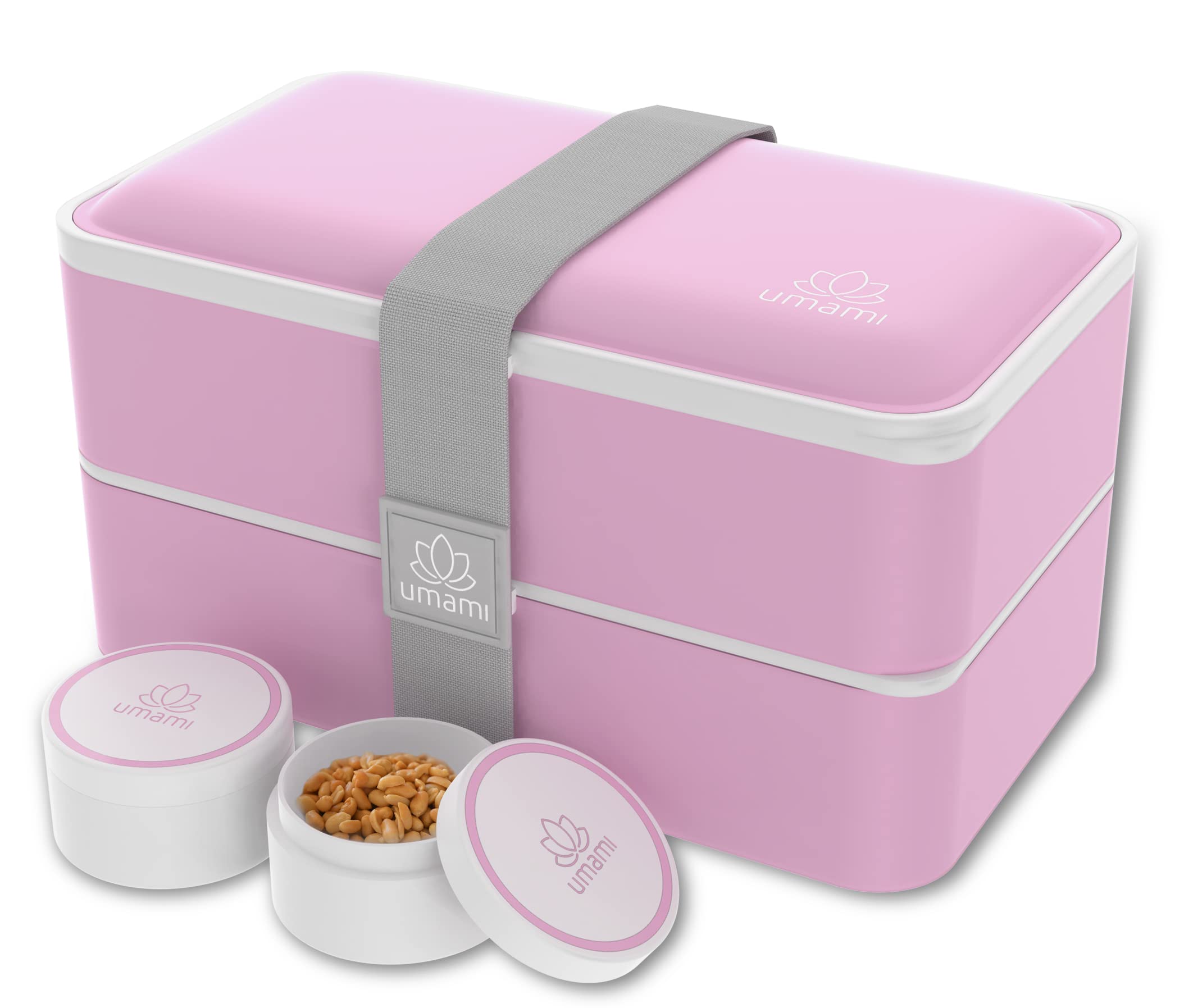 Umami Bento Box Adult Lunch Box with Utensils, All-in-One Meal Prep ...
