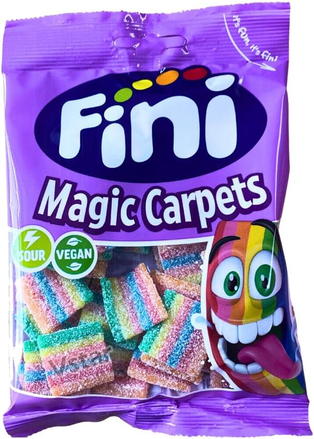 Fini Halal Sweets Bag 75g - Halal Gummy Sweets (Magic Carpets, 2 Bags ...