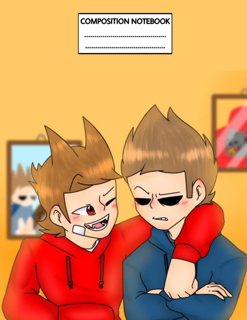 Buy Tord Composition : Friday Night Funkin Wide Ruled (8.5 x 11 ...