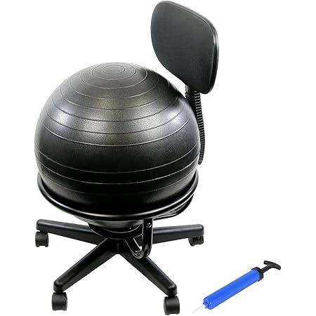 Amazon.com - Safco Products 4750GS Zenergy Ball Chair Anti-Burst ...