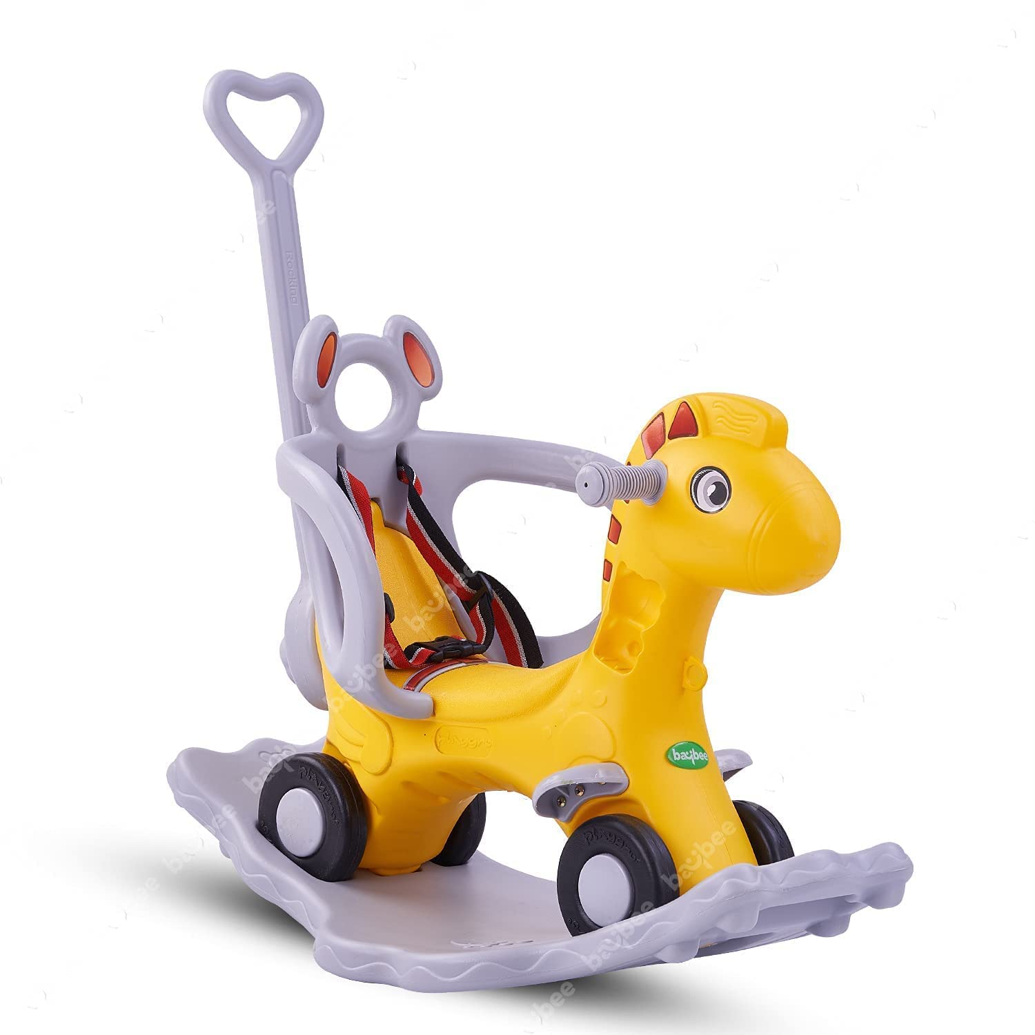 Buy Baybee 3 in 1 Baby Rocking Horse Ride on Toy Horse for Kids, Baby ...