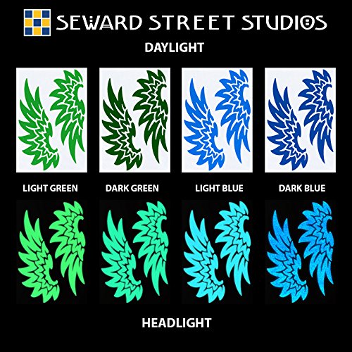 Seward Street Studios Reflective Decals Tribal Wings Set – Angel Wings ...