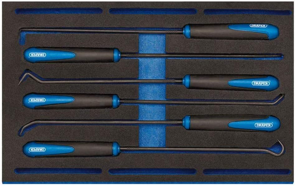 Draper 63494 Long Reach Hook and Pick 6 Piece Set in 1/4 Drawer Eva ...