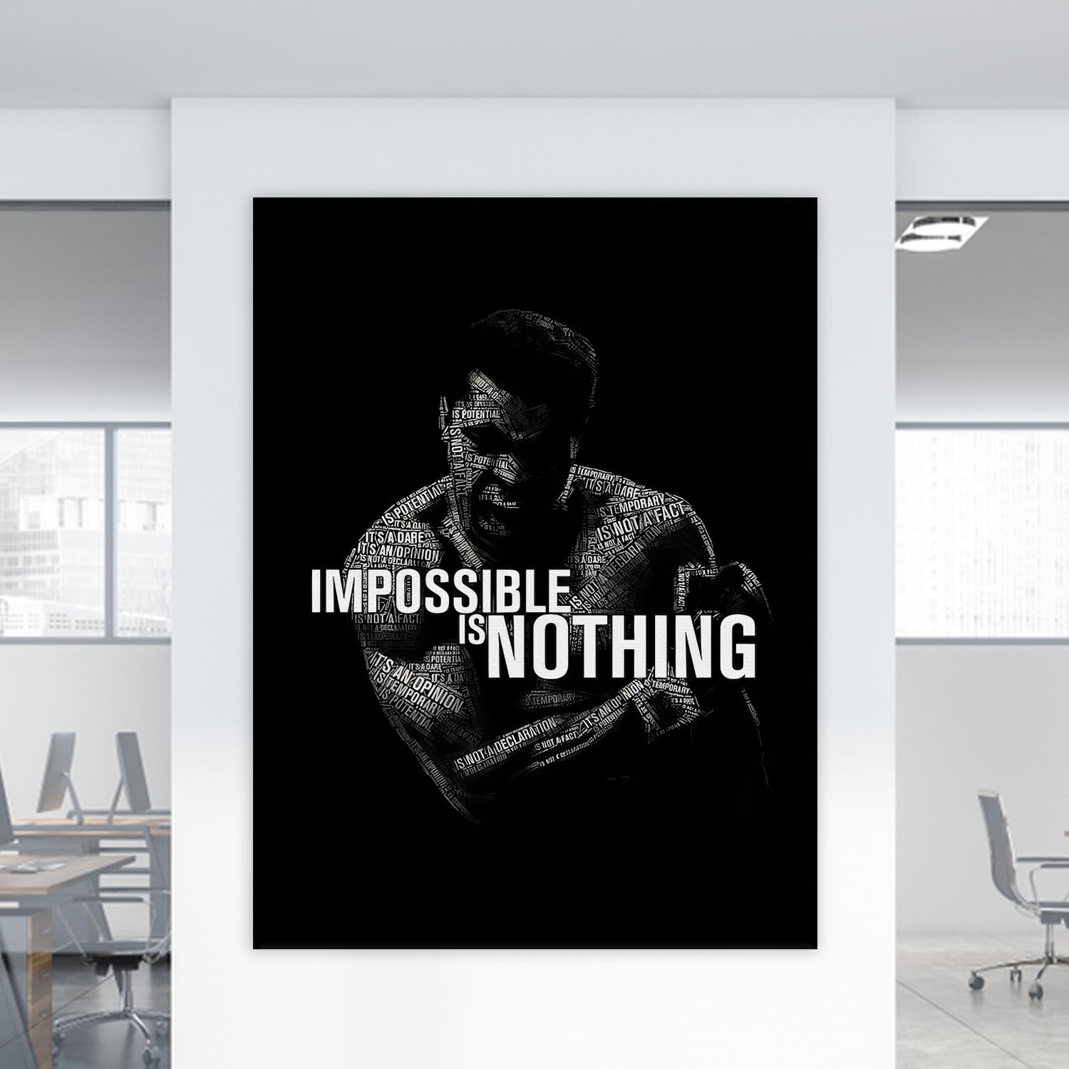 PAPER PLANE DESIGN Large Canvas Motivational Framed Posters. (24 INCH X ...